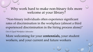 Are You Ready For a Non-binary Job Applicant? | PPTX