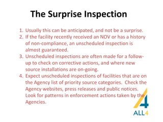 Are You Ready For Your Next Air Quality Facility Inspection? | PPT