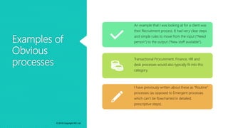 Are your processes obvious, complicated or complex? | PPTX