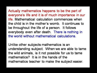 Are you scared of mathematics | PPT