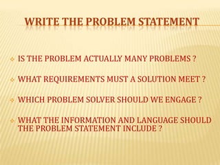Are you solving the right problem | PPT