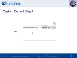 Democamp Munich 2013: Are you still manually coding UIs? | PPT