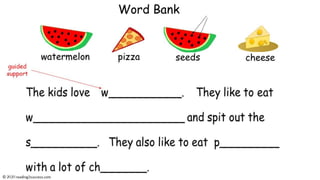 3 Strategies to Teach Kids to Read Unknown Words | PPTX