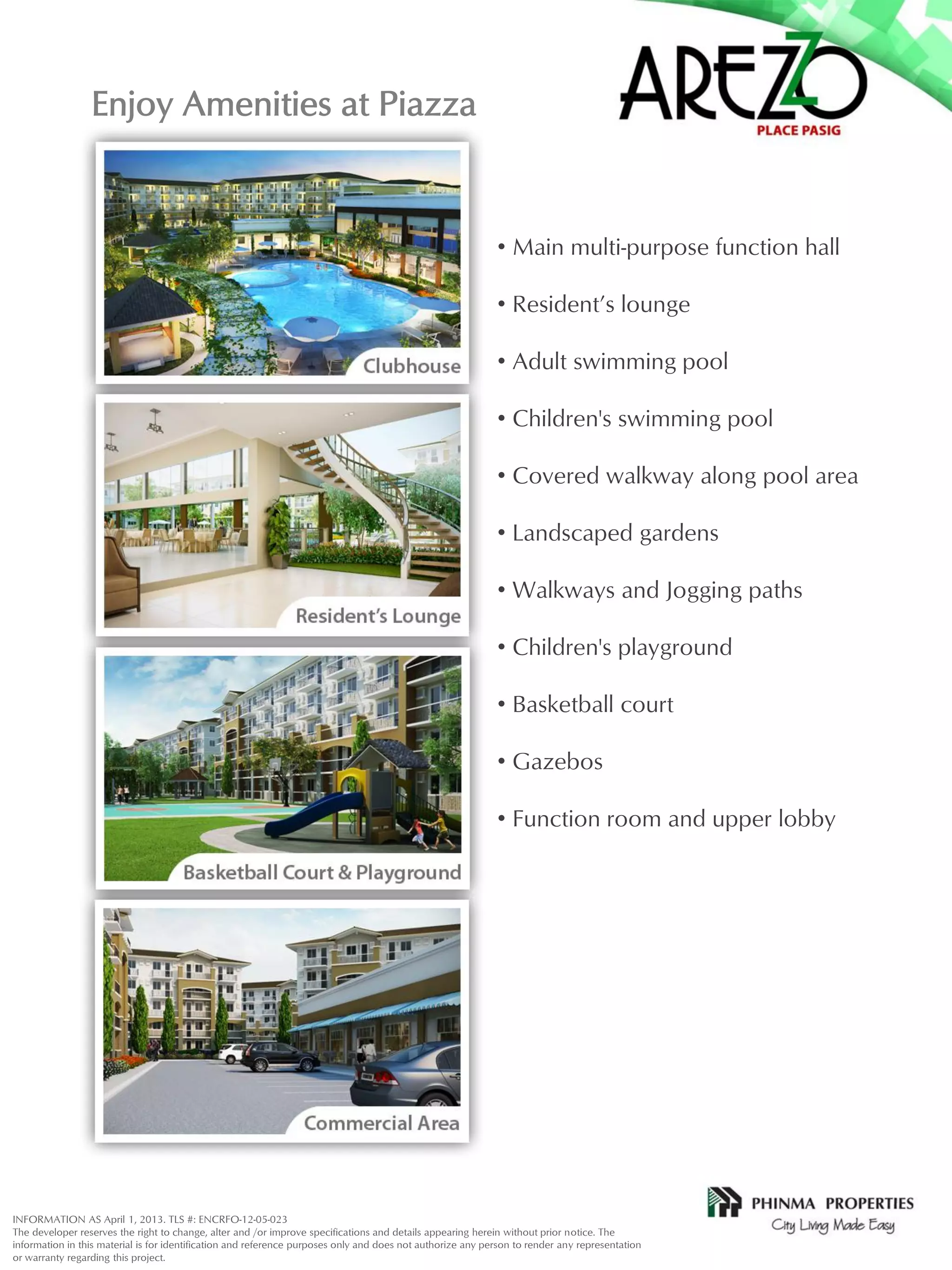 Arezzo place pasig logo | PDF