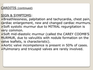 Acute Rheumatic Fever | PPT