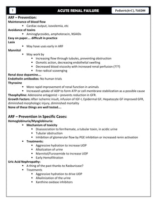 ACUTE RENAL FAILURE | PDF