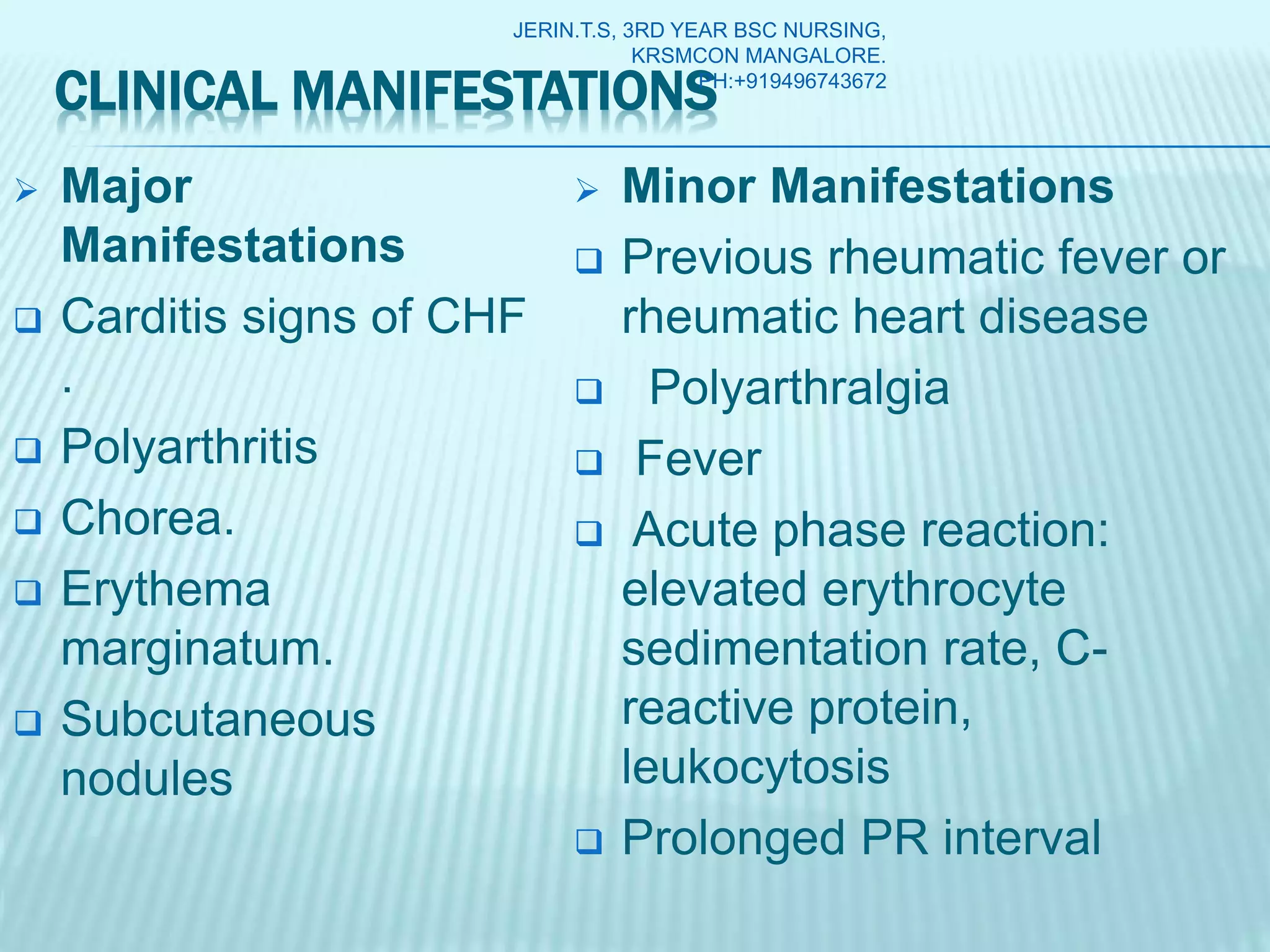 acute rheumatic fever | PPT