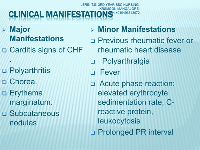 acute rheumatic fever | PPT