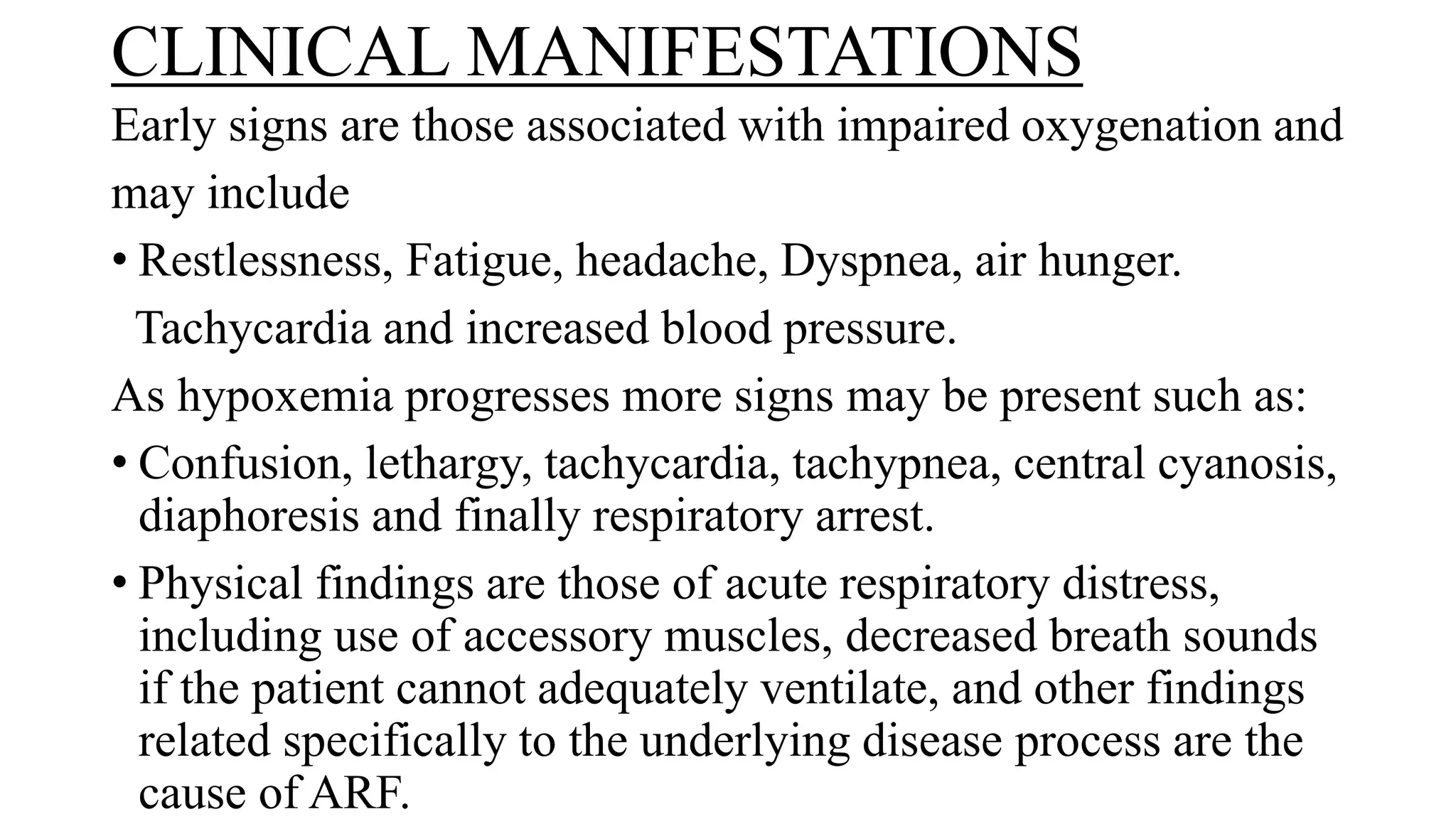 Acute Respiratory Failure | PPT