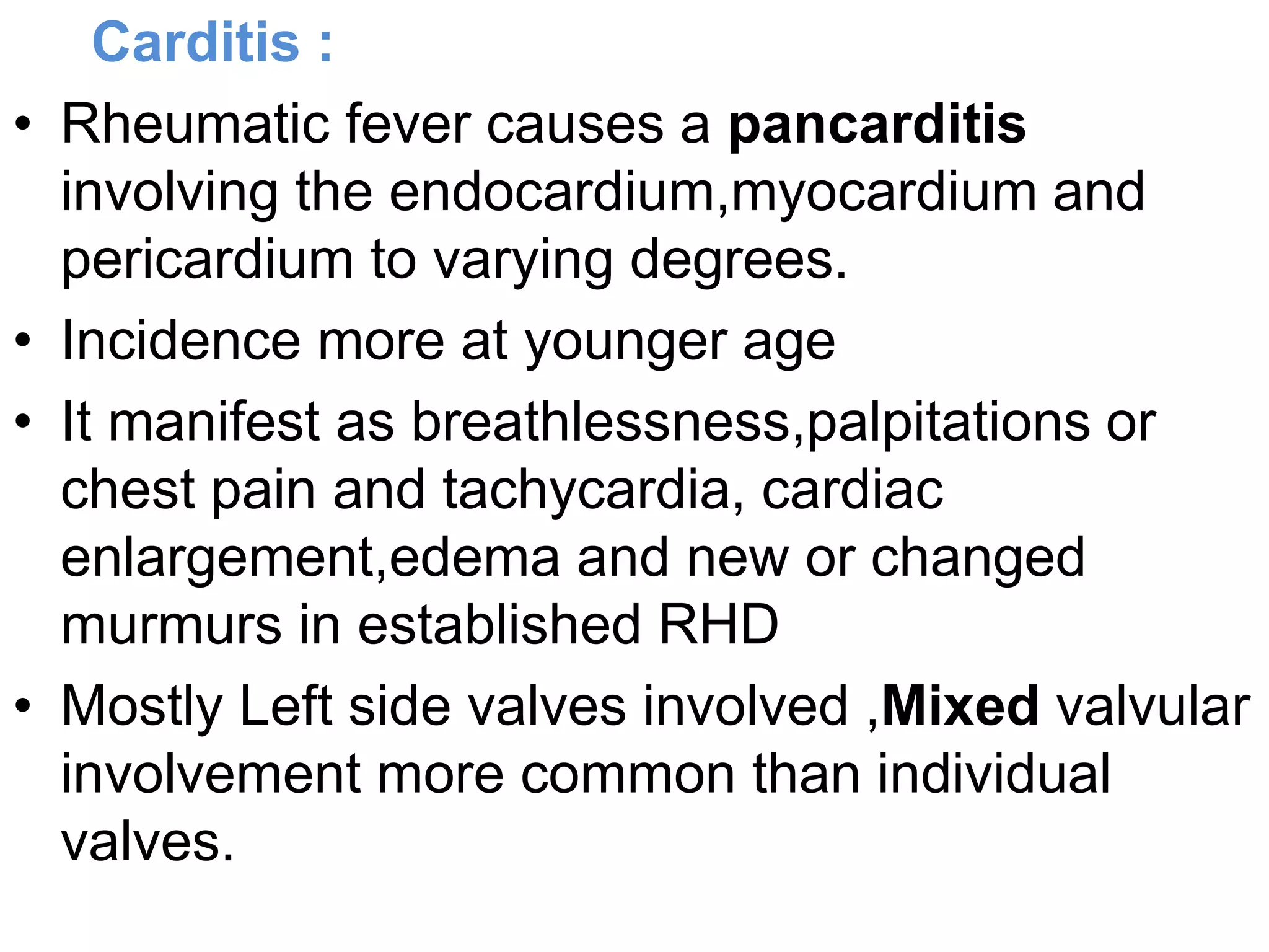 Acute rheumatic fever.pptx | Heart and Cardiovascular Diseases ...