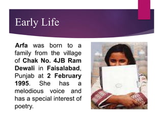 Arfa karim | PPTX