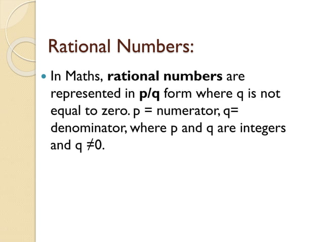 what is sets, rational, irrational, real and complex numbers | PPT