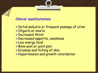 acute and chronic renal failure | PPT