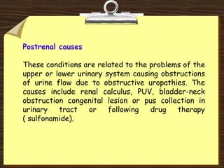acute and chronic renal failure | PPT