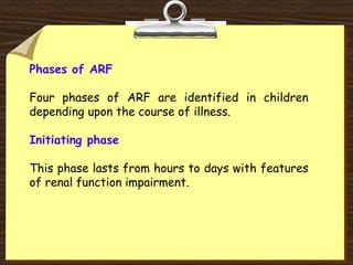 acute and chronic renal failure | PPT
