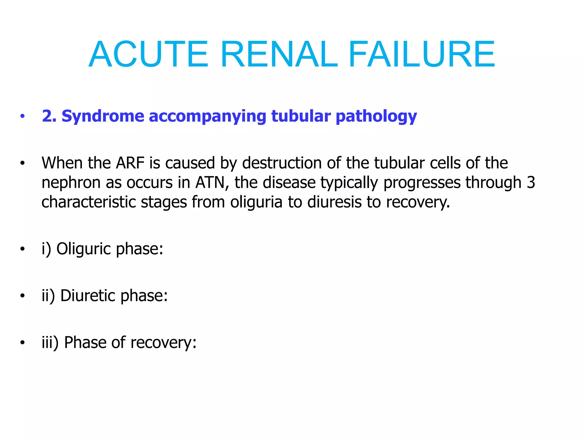 ACUTE RENAL FAILURE & CHRONIC RENAL FAILURE | PPTX