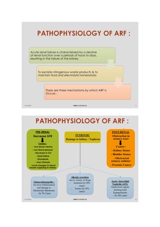 ACUTE AND CHRONIC RENAL FAILURE PATHOPHYSIOLOGY | PDF