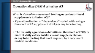 Recent updates of Avoidant Restrictive food intake disorder ARFID .pptx