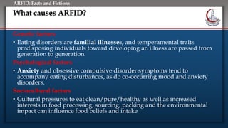 Recent updates of Avoidant Restrictive food intake disorder ARFID .pptx