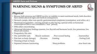 Recent updates of Avoidant Restrictive food intake disorder ARFID .pptx
