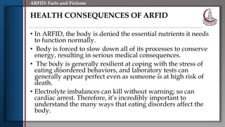 Recent updates of Avoidant Restrictive food intake disorder ARFID .pptx