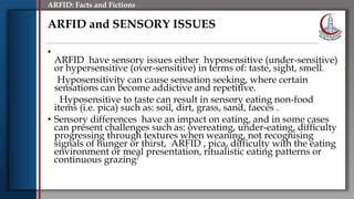 Recent updates of Avoidant Restrictive food intake disorder ARFID .pptx