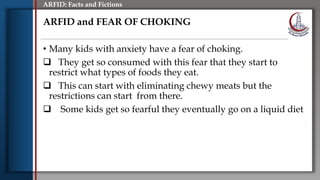 Recent updates of Avoidant Restrictive food intake disorder ARFID .pptx
