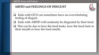 Recent updates of Avoidant Restrictive food intake disorder ARFID .pptx