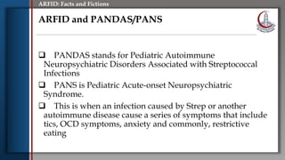 Recent updates of Avoidant Restrictive food intake disorder ARFID .pptx