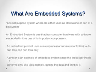 Embedded systems, 8051 microcontroller | PPT