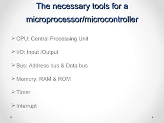 Embedded systems, 8051 microcontroller | PPT