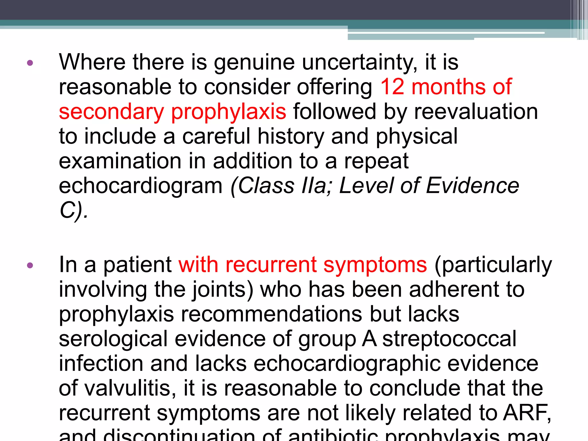 Revision of the Jones Criteria for the Diagnosis of Acute Rheumatic ...