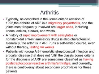 Revision of the Jones Criteria for the Diagnosis of Acute Rheumatic ...