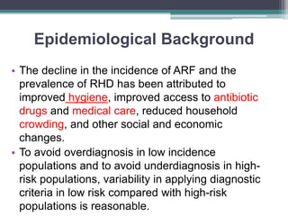 Revision of the Jones Criteria for the Diagnosis of Acute Rheumatic ...
