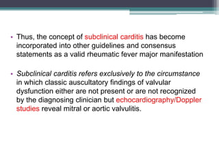 Revision of the Jones Criteria for the Diagnosis of Acute Rheumatic ...