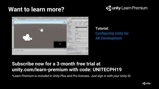 AR Foundation framework: product roadmap – Unite Copenhagen 2019 | PPTX ...