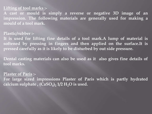 TOOL MARKS | PPTX | Woodworking | Arts and Crafts