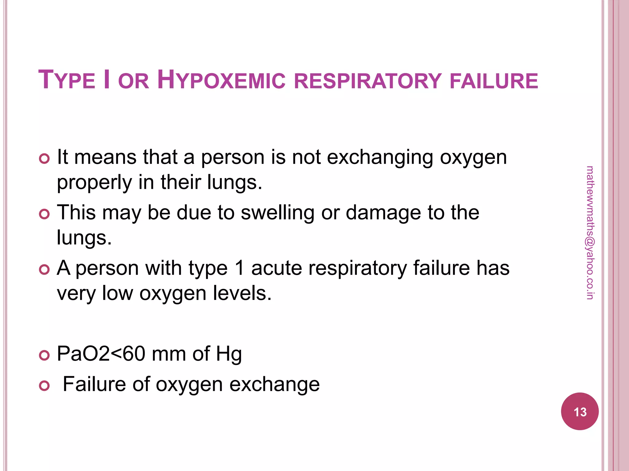 Acute Respiratory failure | PPTX