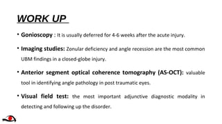 Angle Recession Glaucoma | PPT