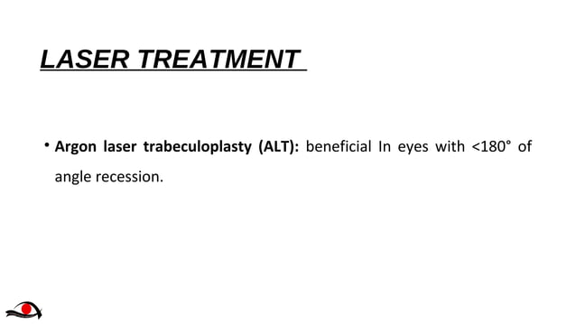 Angle Recession Glaucoma | PPT
