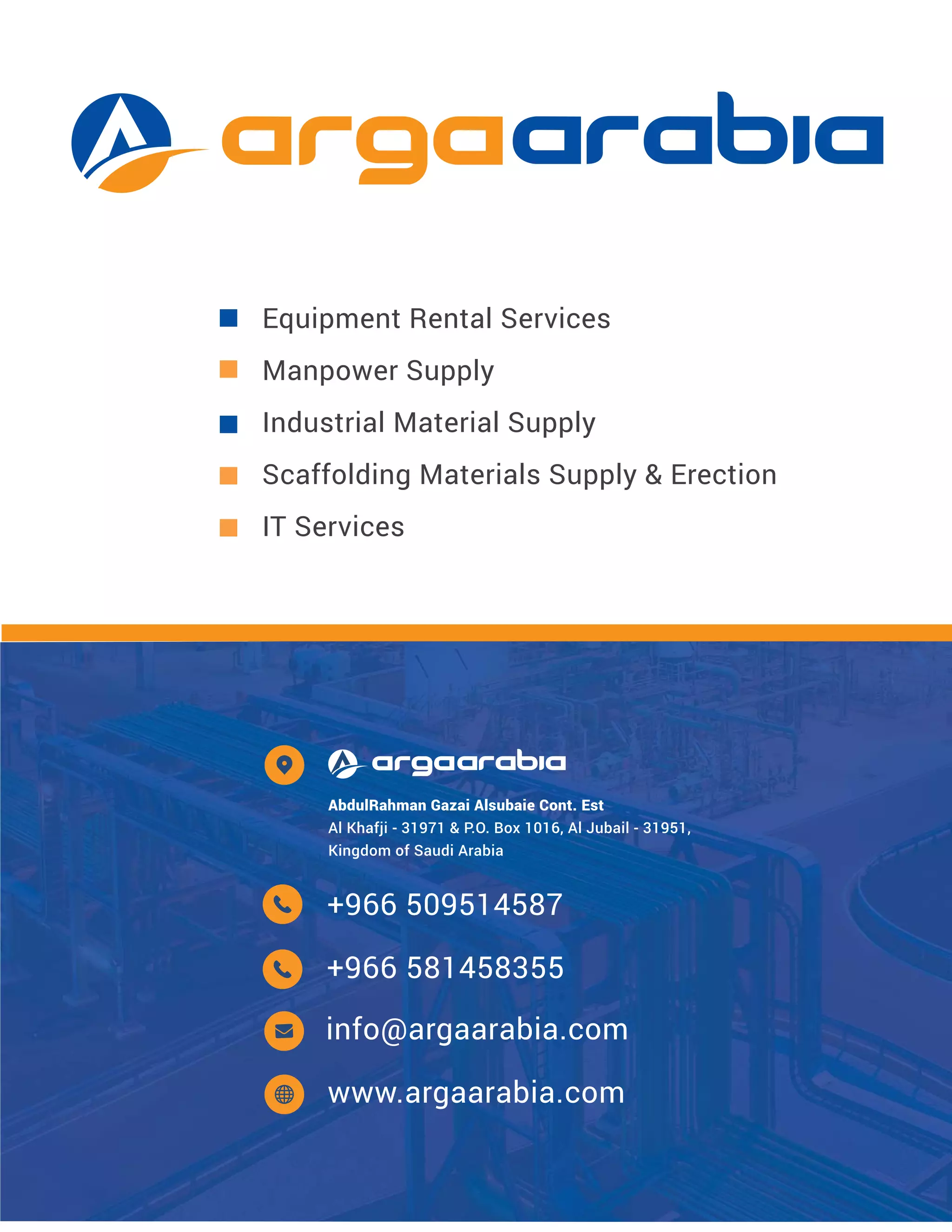 ARGA Arabia Brochure | PDF
