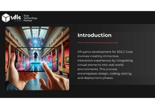 AR Game Development and Services Company | PDF