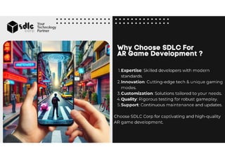 AR Game Development and Services Company | PDF