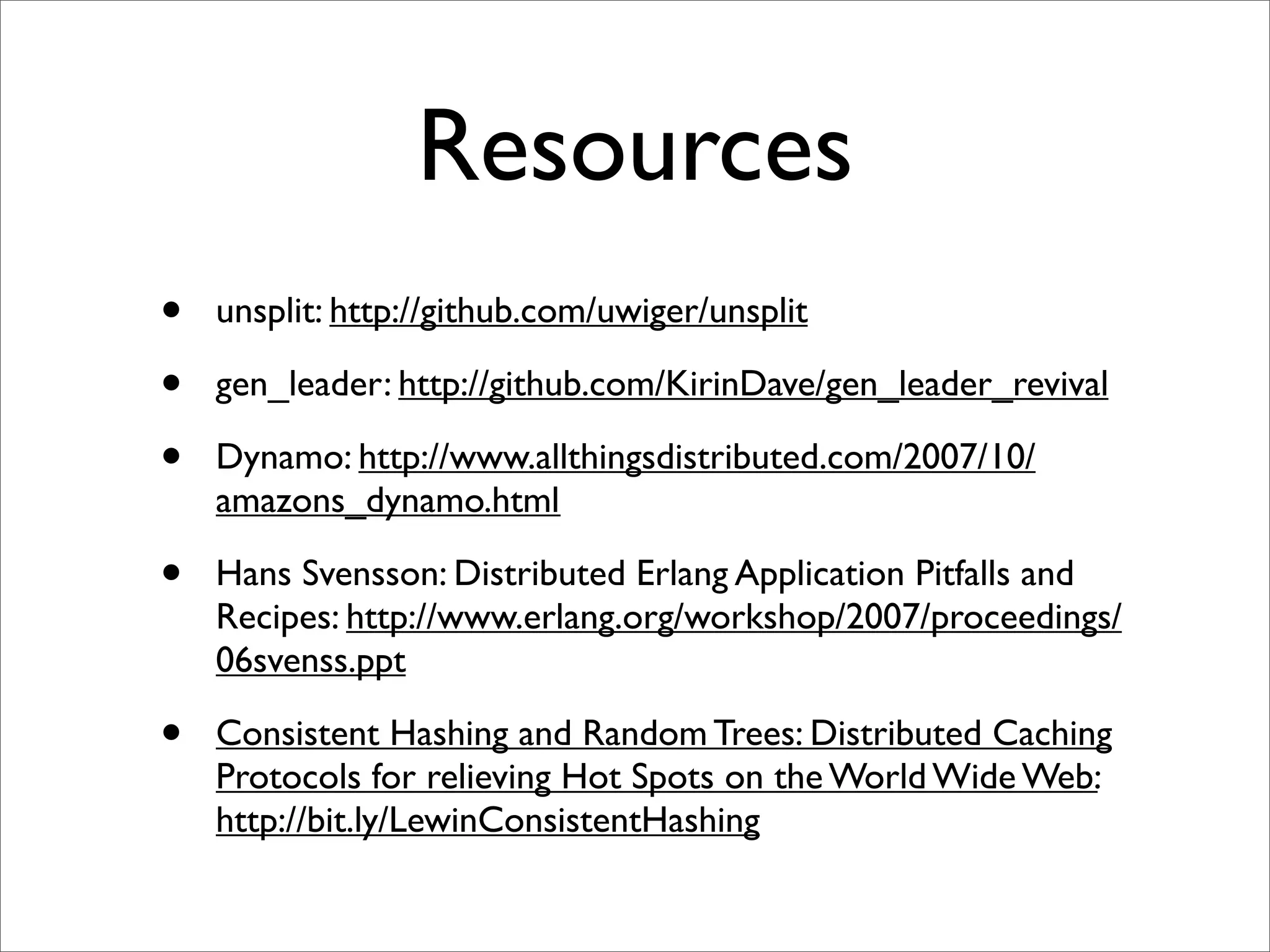 Distributed Erlang Systems In Operation | PPT