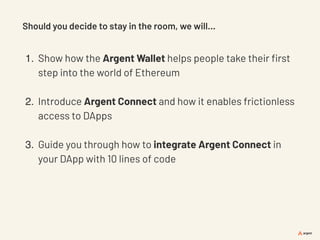 Argent EthCC 2019 - Frictionless DApp experience | PPT