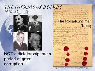 Argentinean Dictatorships | PPT