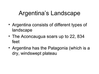 Argentina Facts | PPT