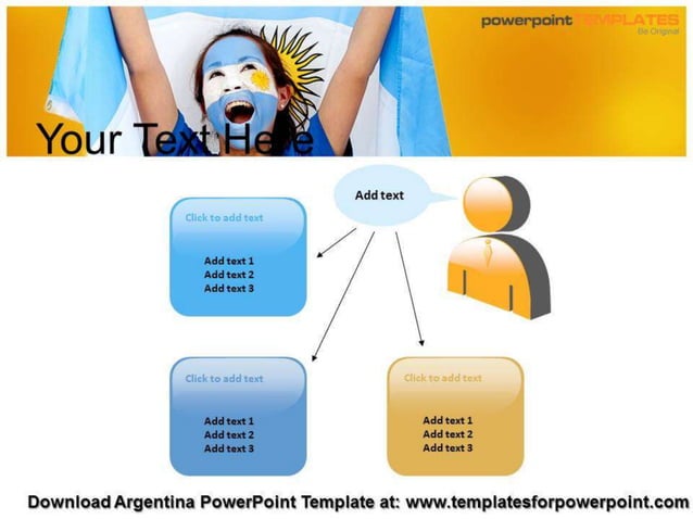 Argentina PowerPoint Template - www.templatesforpowerpoint.com