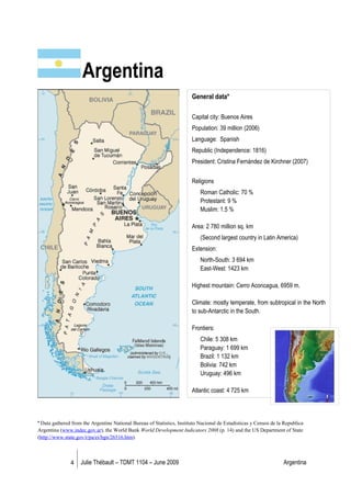 Country report Argentina | PDF