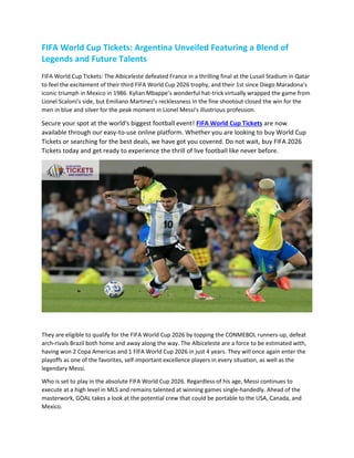 Argentina Unveiled Featuring a Blend of Legends and Future Talents.pdf